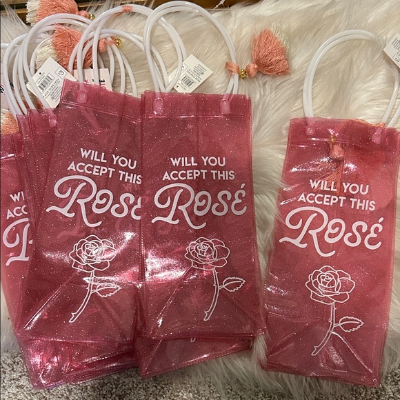 Target | Party Supplies | Target Pink Gift Bags With Rose Design | Poshmark